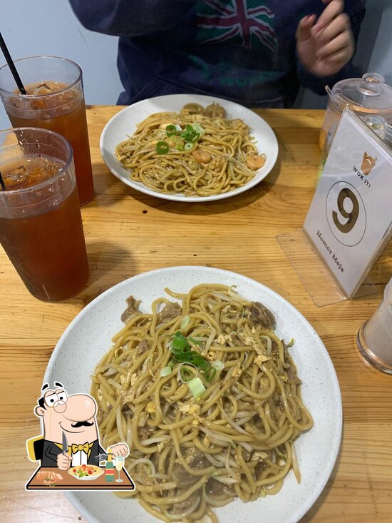 Menu at WOK IT restaurant, Central Jakarta