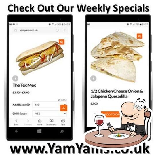 Yam Yams, Hastings - Restaurant menu, prices and reviews