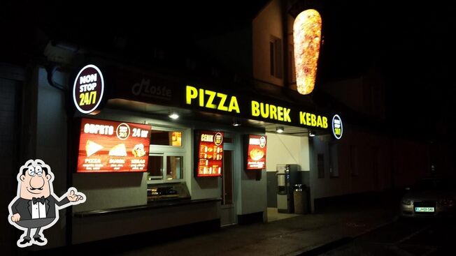 Menu at Doner kebab restaurant, Ljubljana, Zaloška cesta 30