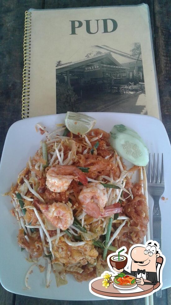 Menu at Pud Restaurant, Ko Tao
