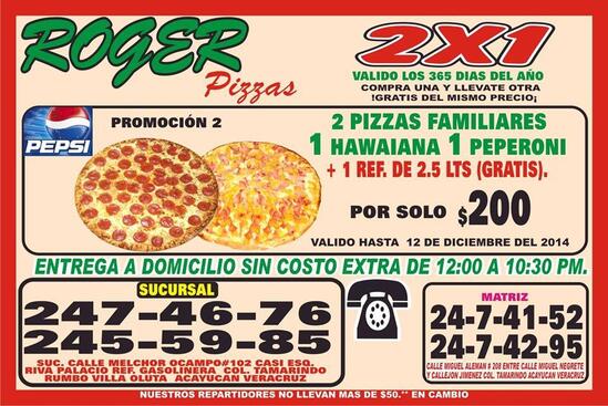 Roger's Pizza restaurant, Acayucan - Restaurant reviews