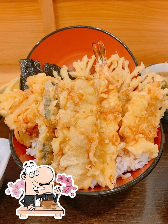 Menu at Tempura and Japanese soba Kuon Quon (tempura, set meal ...