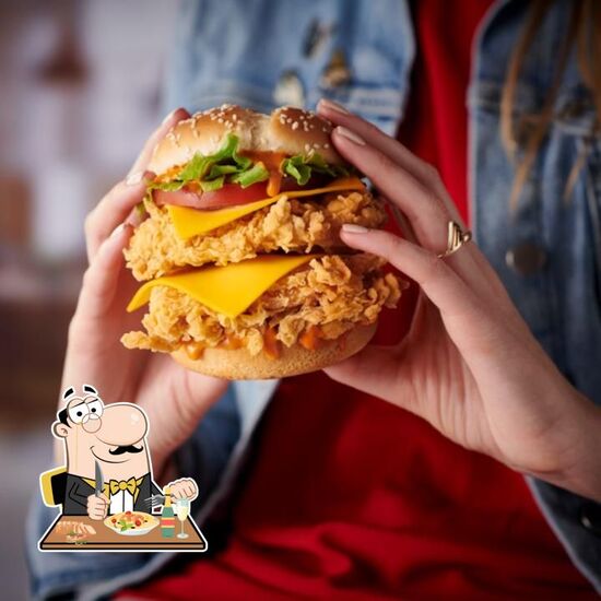 Menu at KFC Equestria restaurant, Pretoria