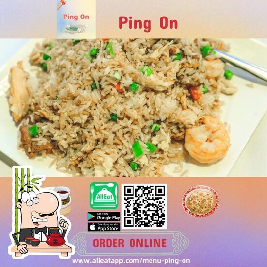 Menu at Ping On Chinese Takeaway fast food, Coventry