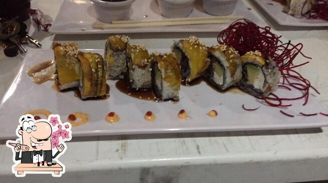 Menu at Ryoshi Sushi restaurant, Merida