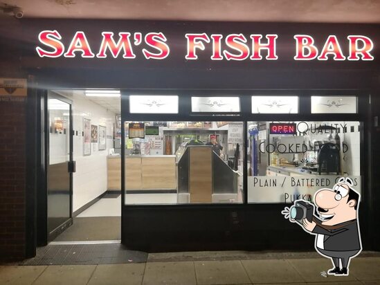 Menu at Sam's Fish Bar, Willenhall, The Square