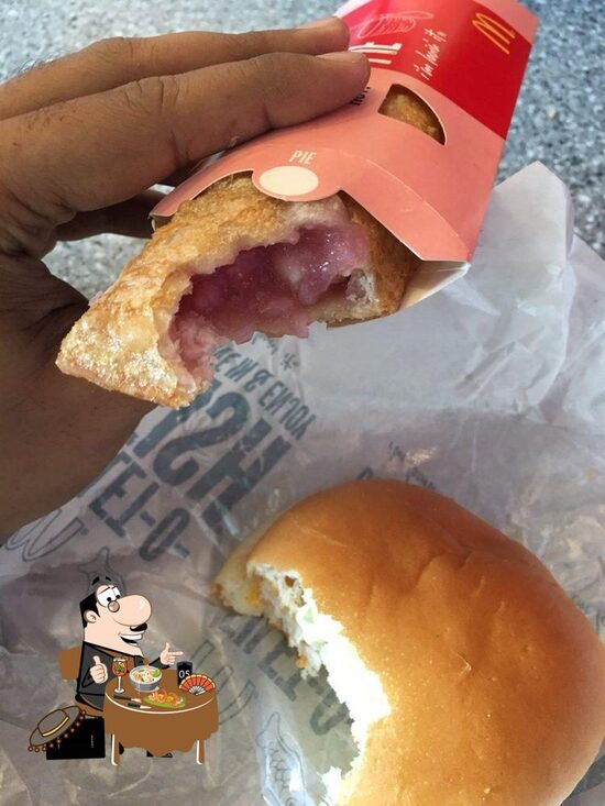 Menu at McDonald's fast food, Hong Kong, Horae Place