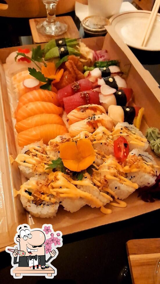 Menu at Totemo Sushi restaurant, Stockholm