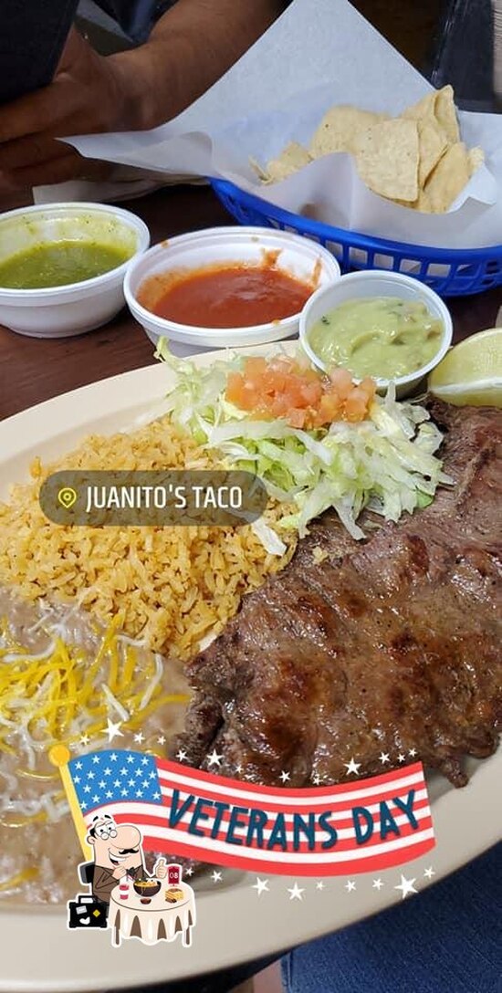 Carta de Juanito's Restaurant, San Bernardino