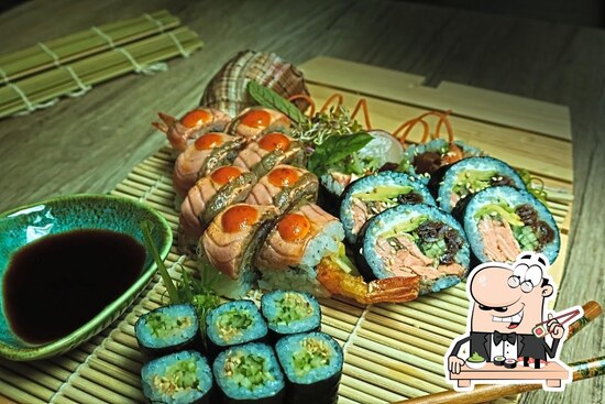 Menu at Tosaka Sushi restaurant, Lublin