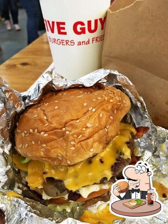 Menu at Five Guys Lakeside fast food, Chafford Hundred