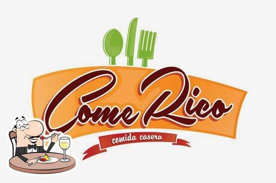 Menu at Come Rico restaurant, Durango