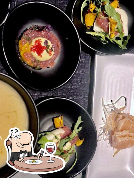 Menu at Domò Sushi restaurant, Rome
