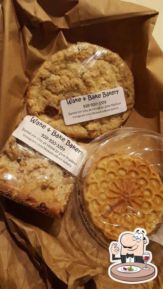 Menu at Wake and Bake Bakery, Marana