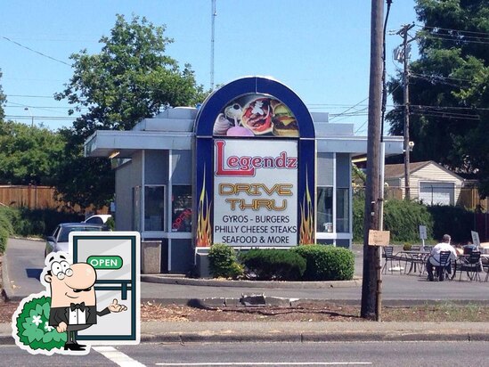 Menu at Legendz restaurant, Tacoma
