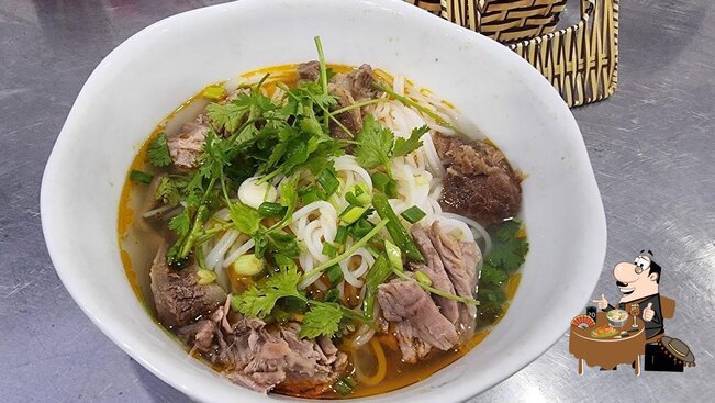 Menu at Bún Bà Ban - bún ngon Đà Nẵng restaurant, Da Nang