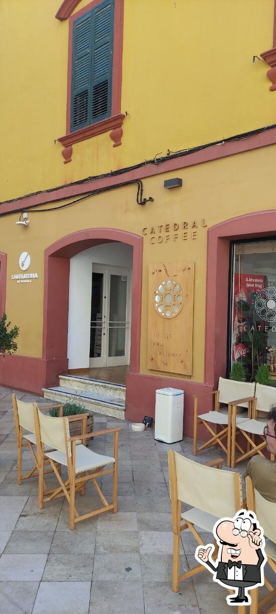 Carta de cafetería Cathedral coffee, Ciudadela de Menorca