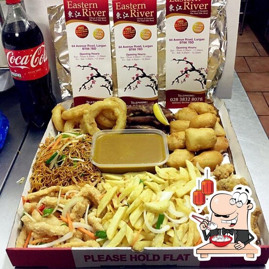 Menu at Eastern River fast food, Lurgan