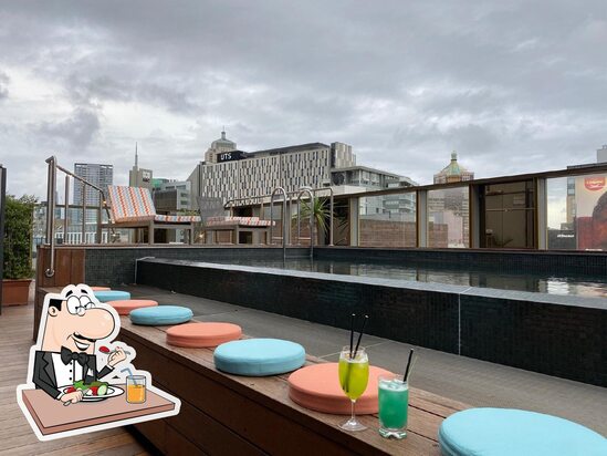 Menu at Old Clare Hotel Rooftop Bar & Pool, Chippendale
