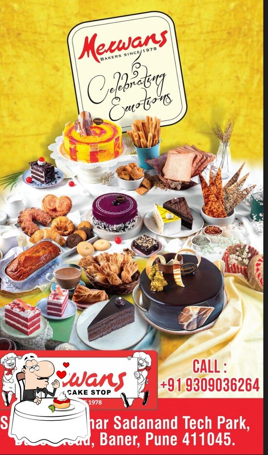 Menu at Merwans Cake Stop, Pune, Ground floor
