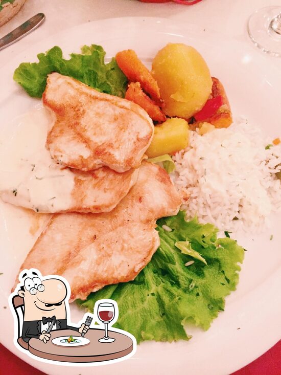 Speisekarte von Restaurant "Liqeni" Batllavë, Kosovo