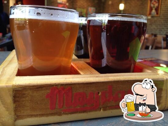 Menu at Mayday Brewery restaurant, Murfreesboro