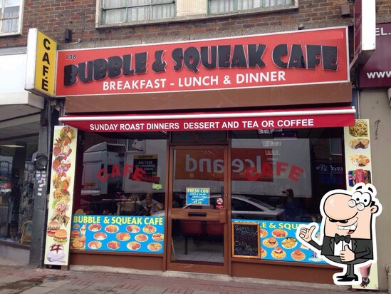 Menu at Bubble & Squeak cafe, Dartford, 138 Crayford Rd