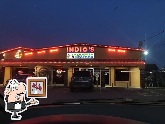Menu at Indios restaurant, Houston