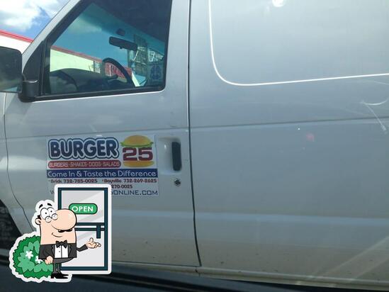 Menu at Burger 25, Brick, 905 Rte 70