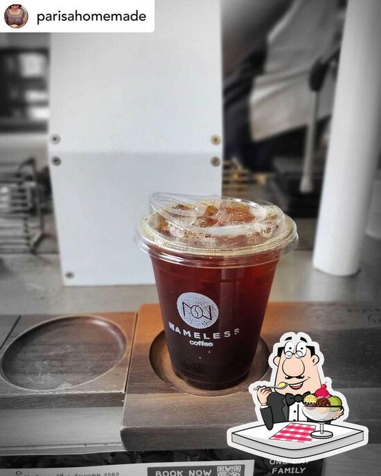 Menu at NAMELESS Coffee cafe, Rayong, Soi Bamrung Rat 8