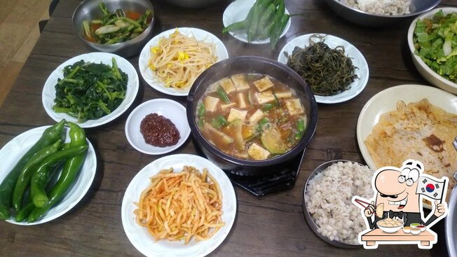 Menu at Daemyeong-Gol restaurant, Daejeon