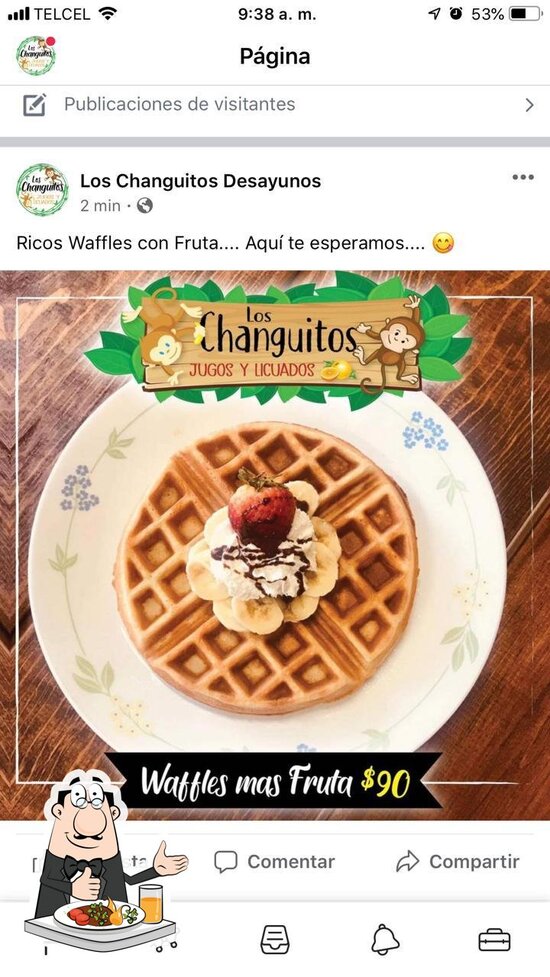 Carta del restaurante Los Changuitos Desayunos, Tijuana