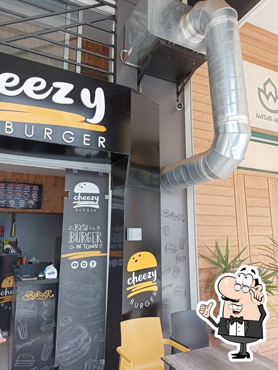Menu at Cheezy Burger restaurant, Agadir
