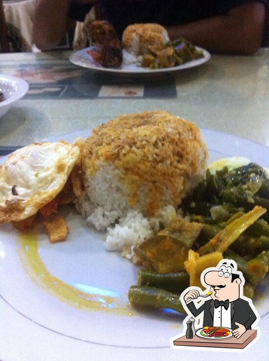 Menu at Minang Kabau restaurant, Langsa