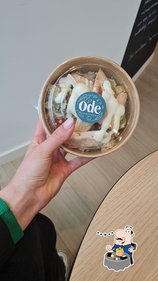 Menu at Ode Lunchbar, Ghent