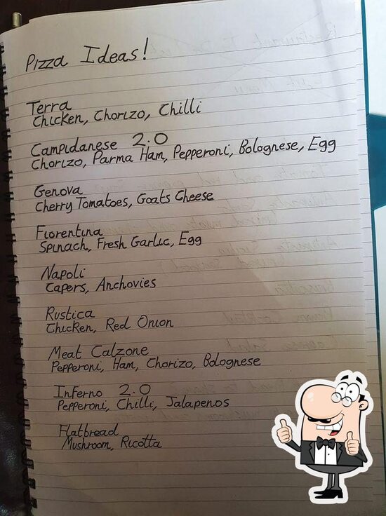 Menu at Marco Polo Pizzeria, Driffield