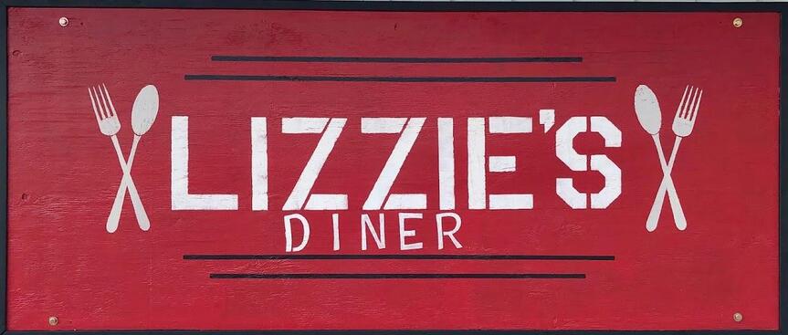 Menu at Lizzie's Diner restaurant, Owensboro