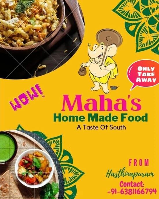 Menu at MAHAS HOME MADE FOOD, Chennai
