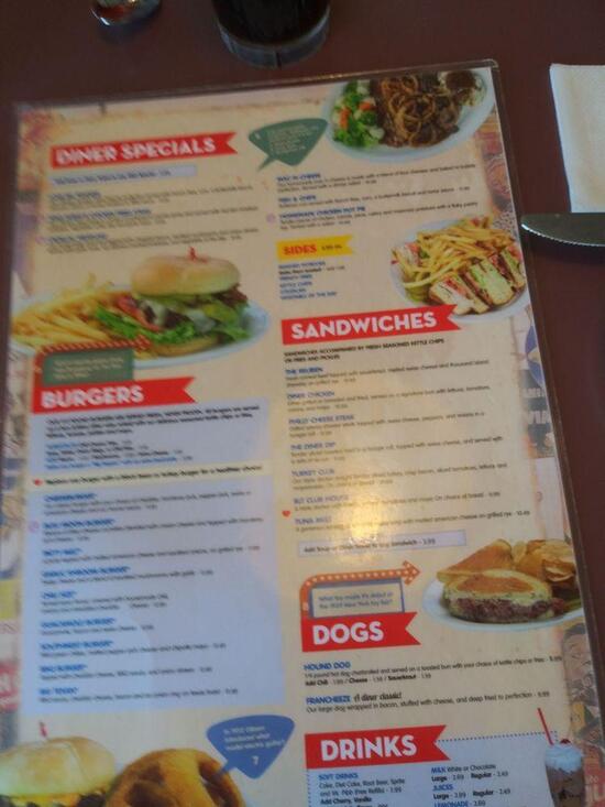 Carta del restaurante 5 & Diner, Phoenix, W Northern Ave