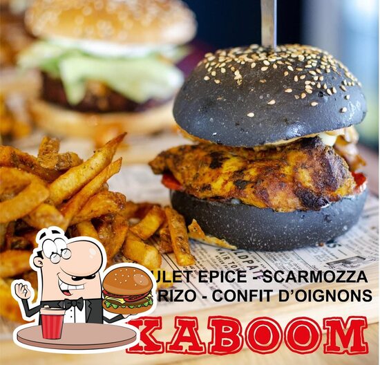 Menu au KABOOM PUB, Neydens