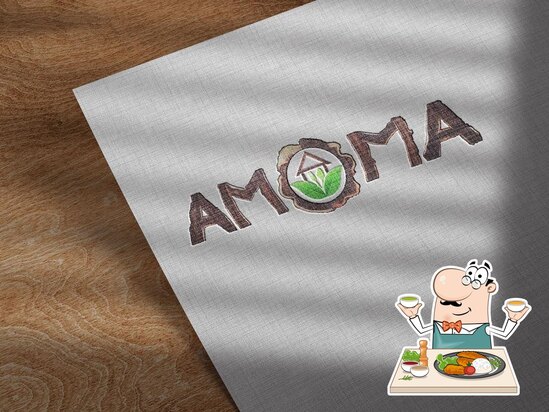 Menu at Amoma restaurant, Santa Barbara
