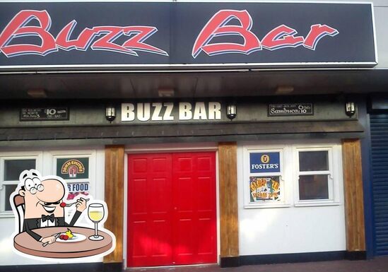 Menu at Buzz Bar, Skegness, 3