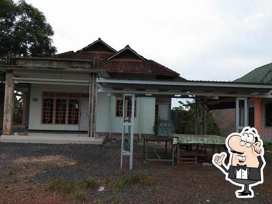 Carta del café ice tenda biru kafie, Sungai Sipai