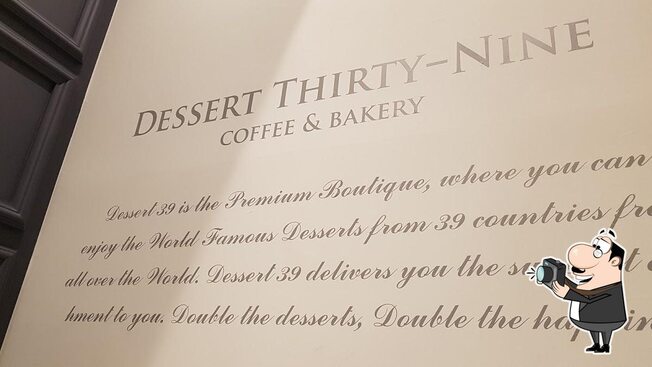 Menu at Dessert 39 cafe, Seoul, 116 Seochojungang-ro