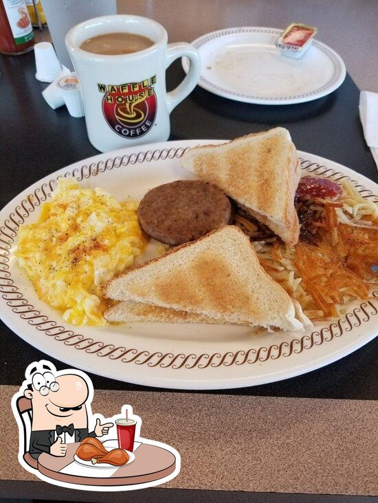 Menu at Waffle House restaurant, Tampa, W Hillsborough Ave