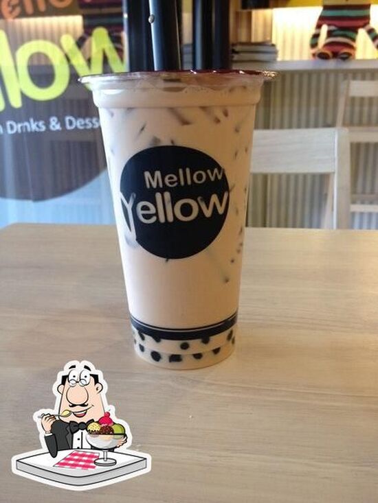 Menu at Mellow Yellow cafe, Phuket, Samkong