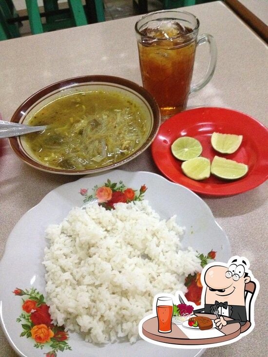 Menu at Soto Gebrak restaurant, Jakarta, Jalan Trans Yogie
