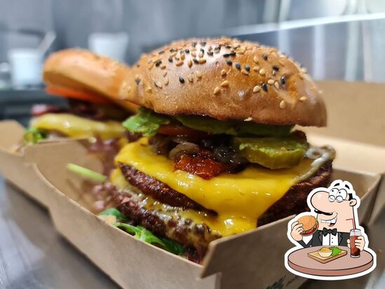 Menu at Urban EATZ burgers, Rotterdam