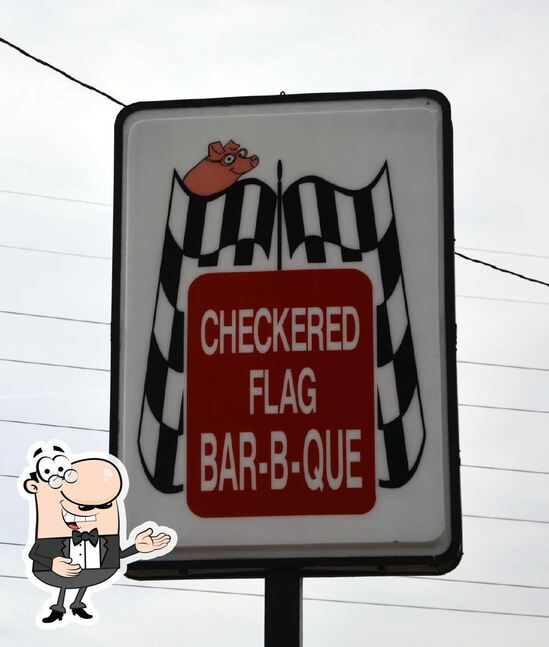 Menu at Checkered Flag Barbecue, Salisbury