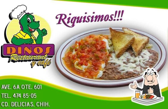 Menu at Dinos Restaurant Cafe, Delicias